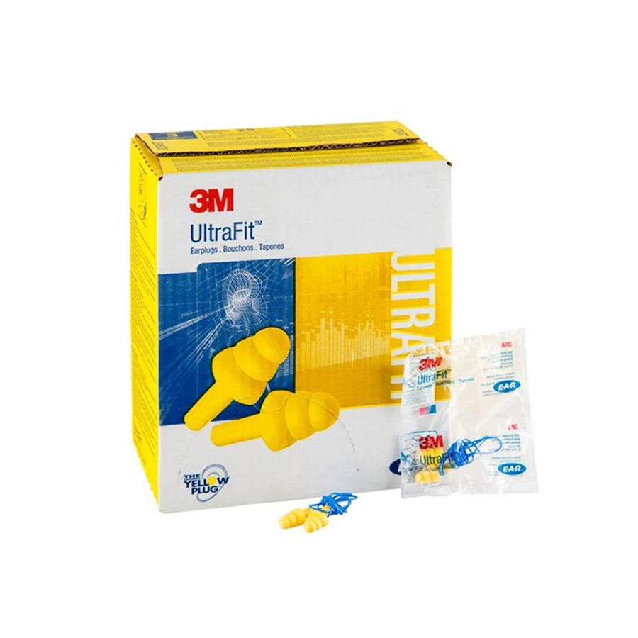 Tapón de oído reutilizable con cordón "Ultrafit"