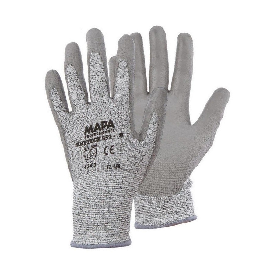 Guante ergonómico, anticorte, recubierto de poliuretano “Krytech 557”