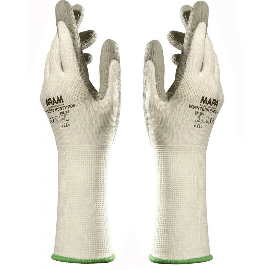 Guante anticorte recubierto de poliuretano “Krytech 579 LC”