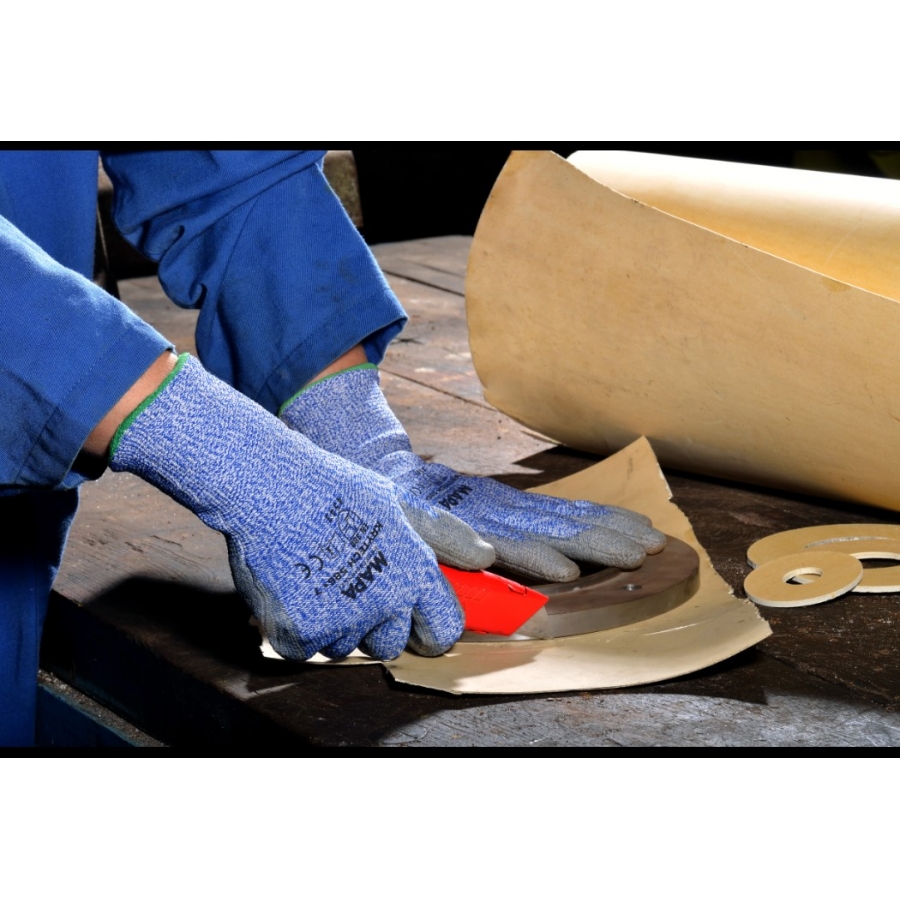 Guante anticorte, recubierto de poliuretano “Krytech 586”