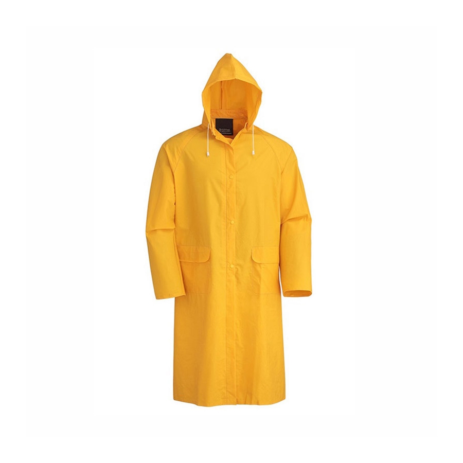 Impermeable amarillo de una pieza