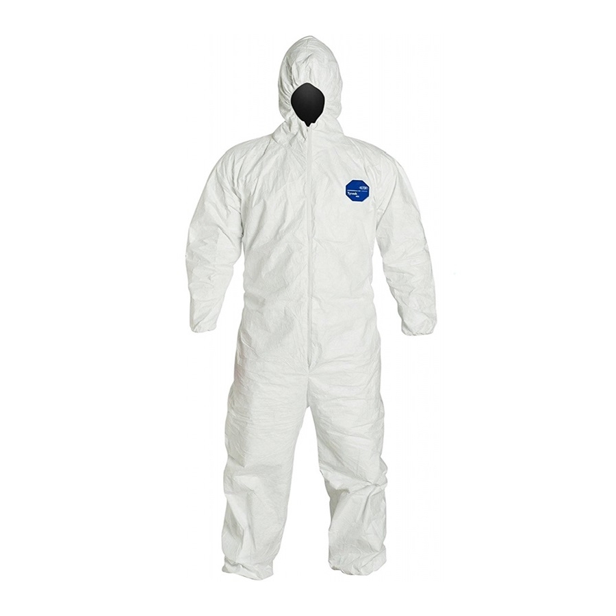 Overol desechable con tela transpirable “Tyvek 400”
