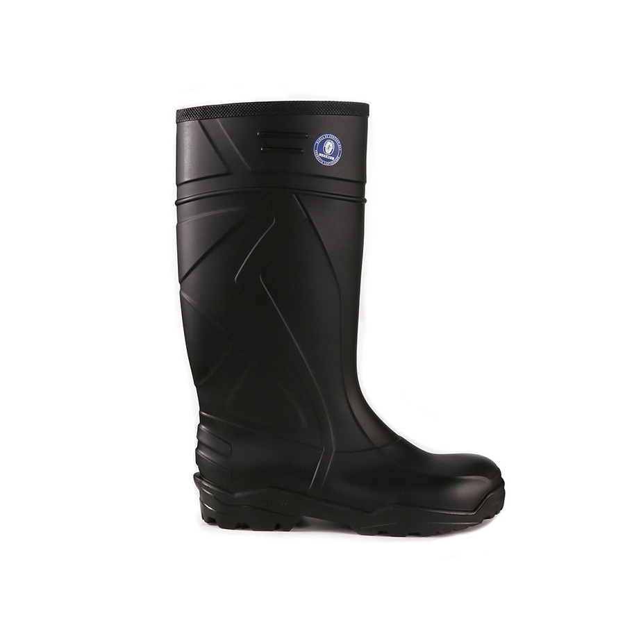 Bota de PVC negra sin puntera