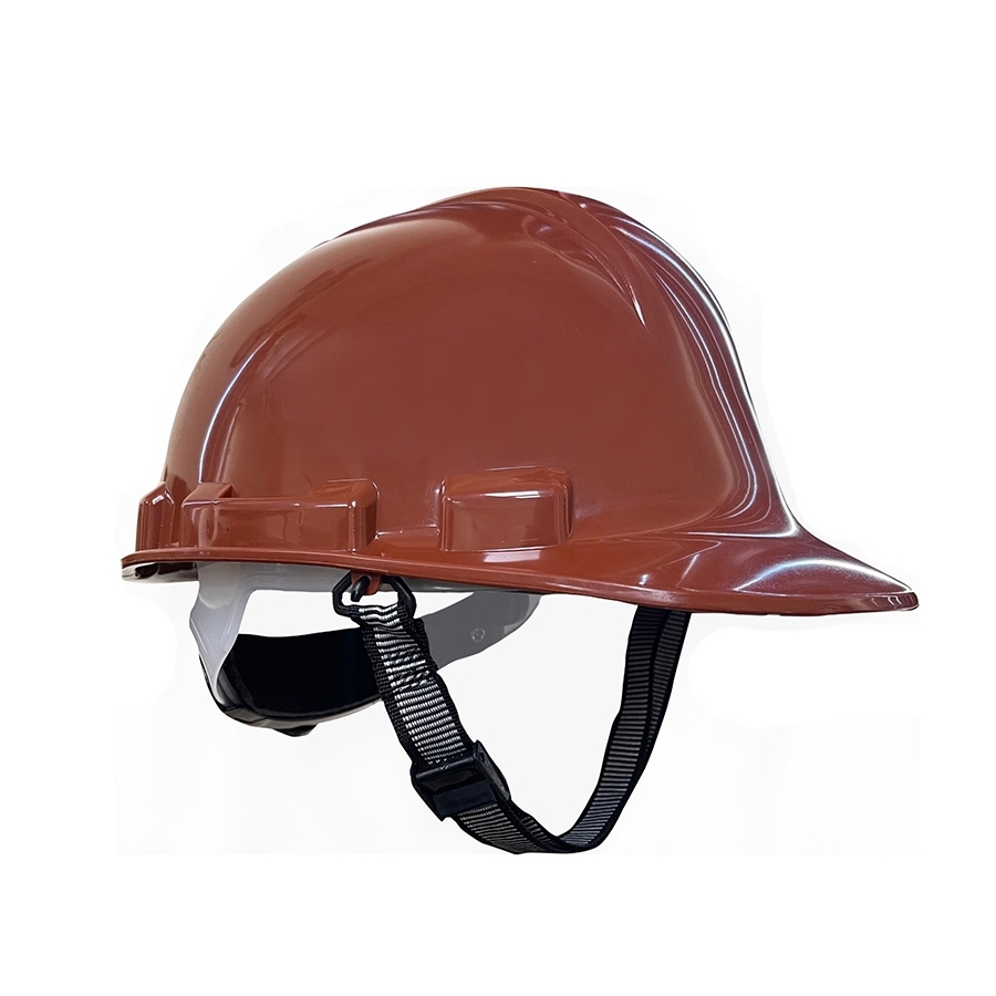 Cascos de seguridad con suspensión tipo “ratchet” y barbiquejo