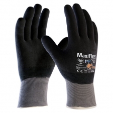 Guante de nylon con palma y dorso recubierta total en nitrilo, Maxiflex